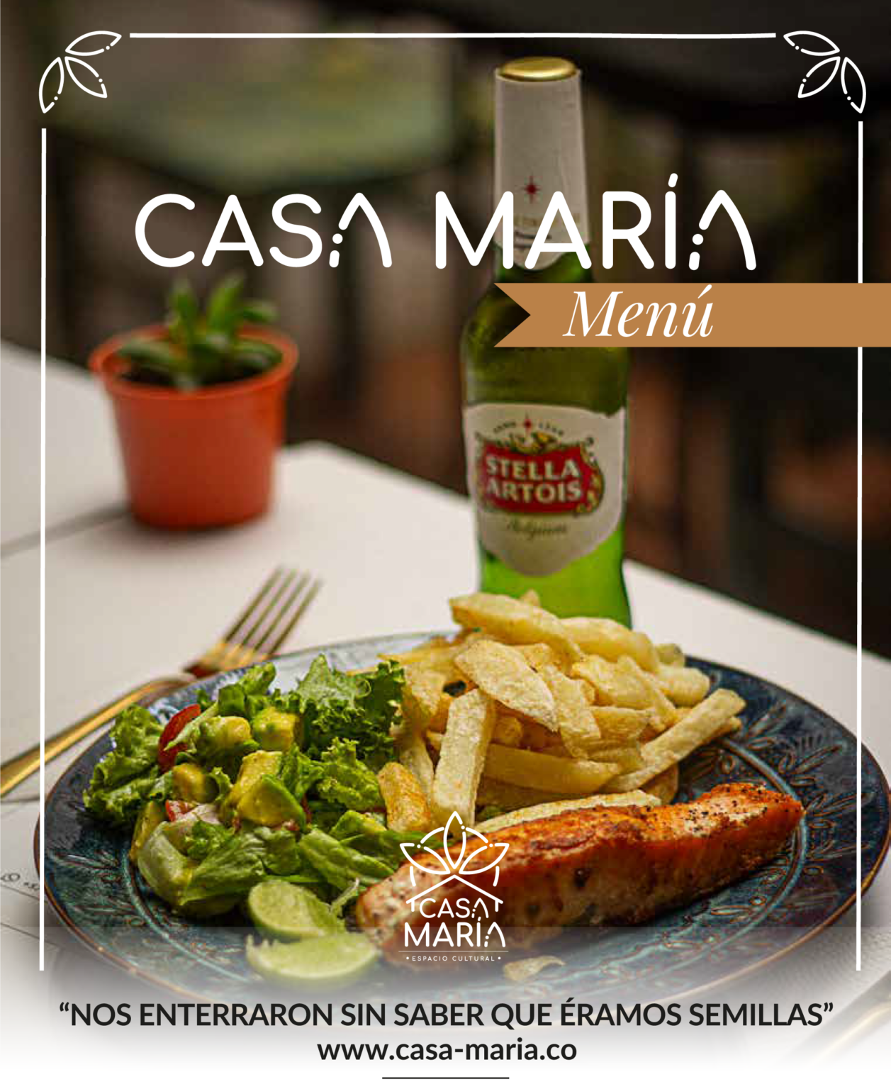 Menú – Casa Maria